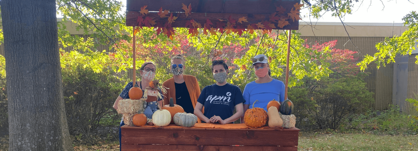 Pumpkin Photo Booth Display | Gilcrease Museum